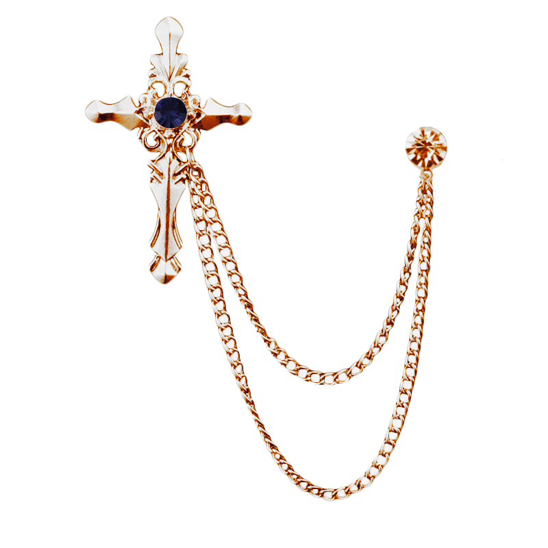 Lapel Chain Pin/ Collar Pin – Boulvandre Pty Ltd